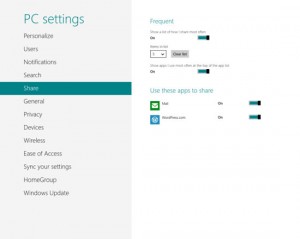Windows 8 PC Settings