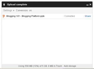 How To Display Presentation on a Blog with Google Drive