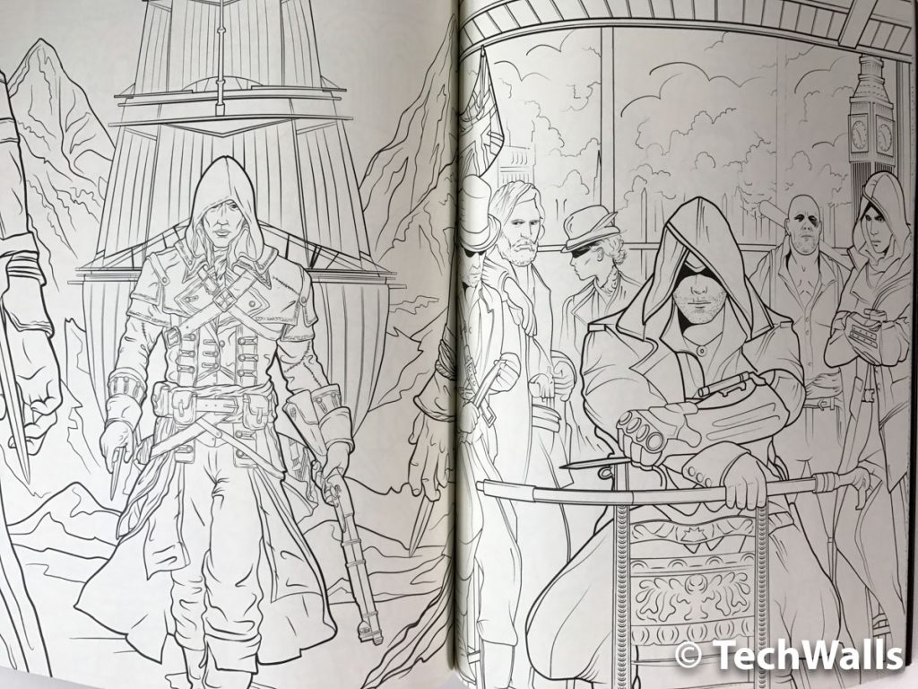 Assassin's Creed: The Official Coloring Book Review