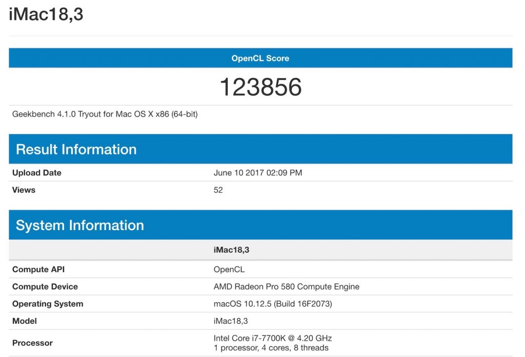 AMD Radeon Pro 570 vs 575 vs 580 on iMac - Specification and Benchmark ...