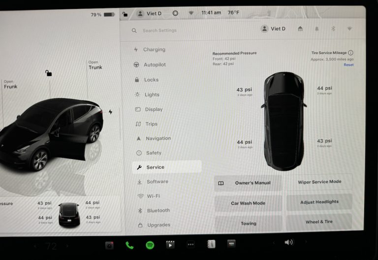 How to Refresh Tire Pressure Readings on Your Tesla - TechWalls